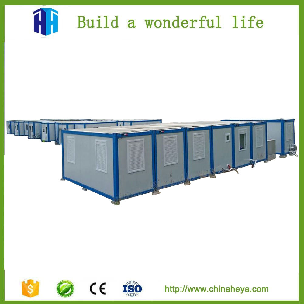prefabricated living 20ft container house for construction labor camp